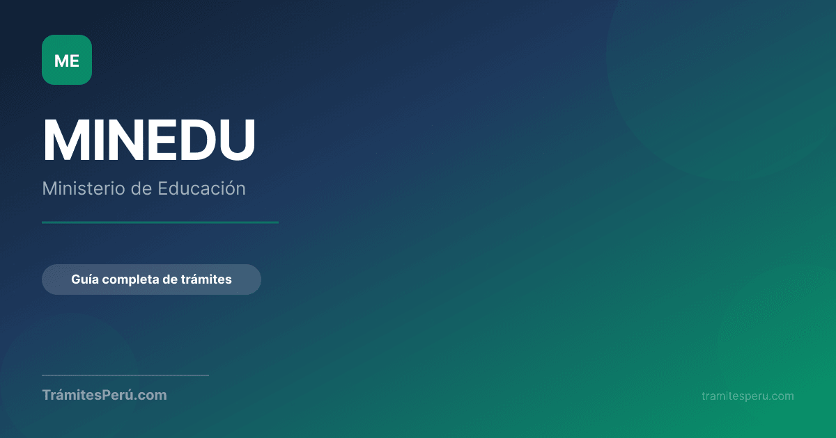 MINEDU: certificado de estudios, títulos, revalidación y matrícula ...